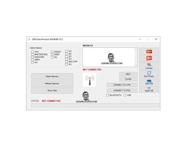 GSM Data Receiver software - ATM Skimmer For Sale
