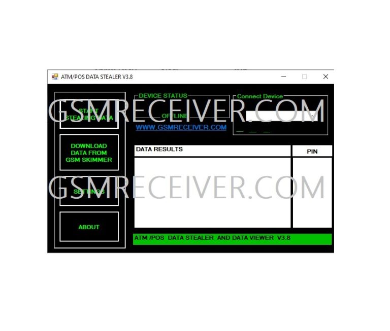RC832 GSM Data Receiver software - ATM Skimmer For Sale